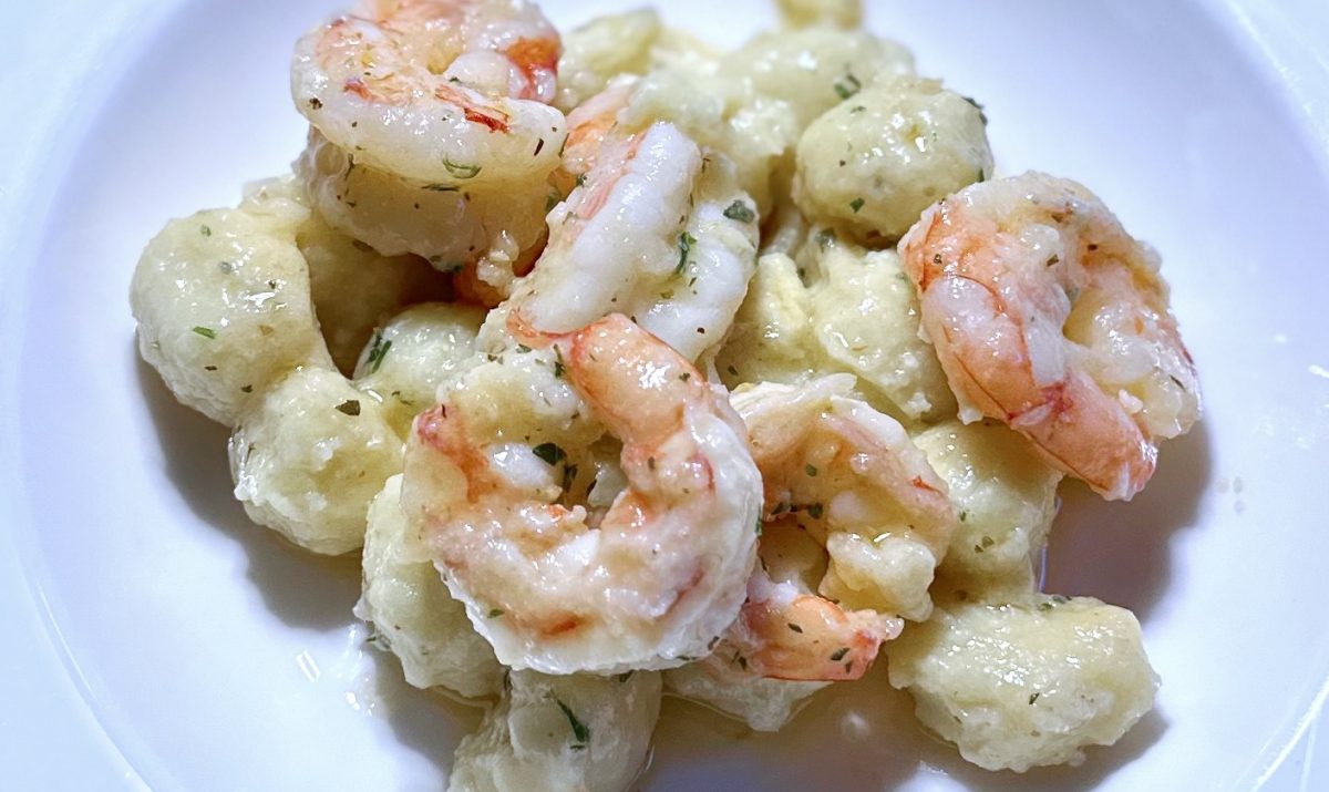Gnocchi with prawns and aromatic butter | Carlo Florence chef